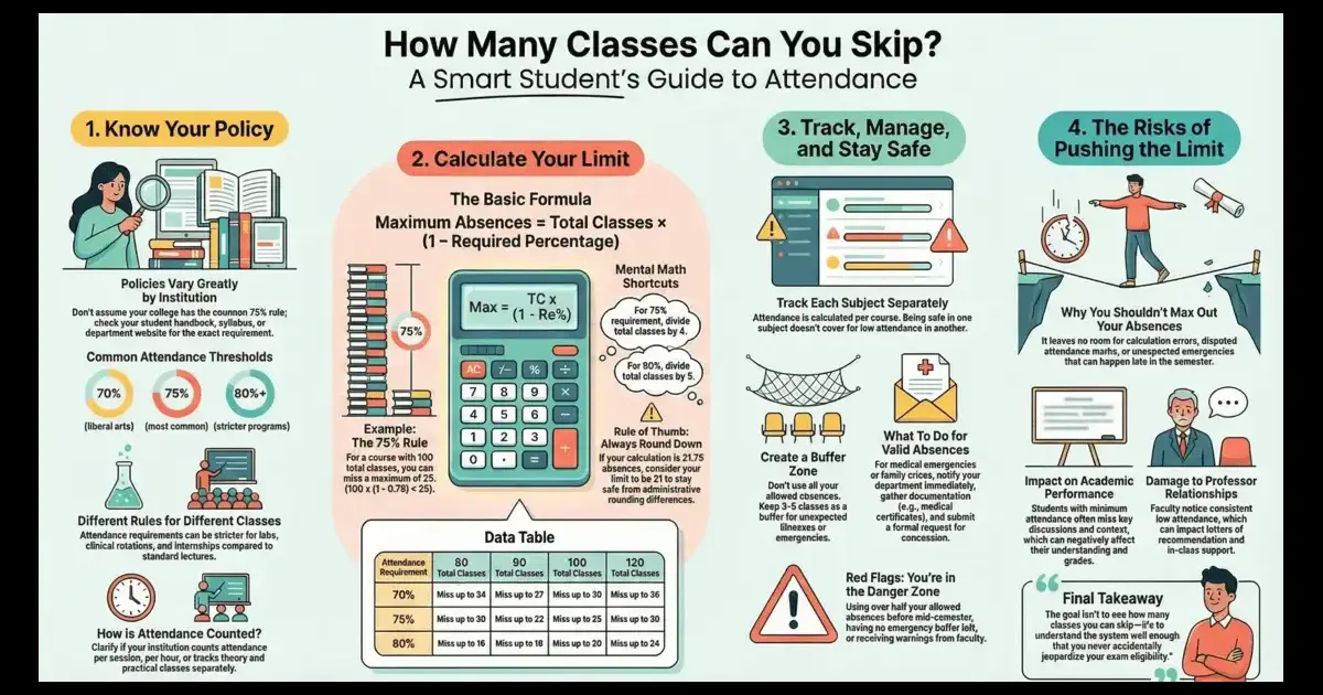 How Many Classes Can You Skip? Perfect Guide For Student 2025